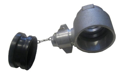 Adaptor 65mm B.I. F x 50mm BSP Fem Alloy c/w Release Lug