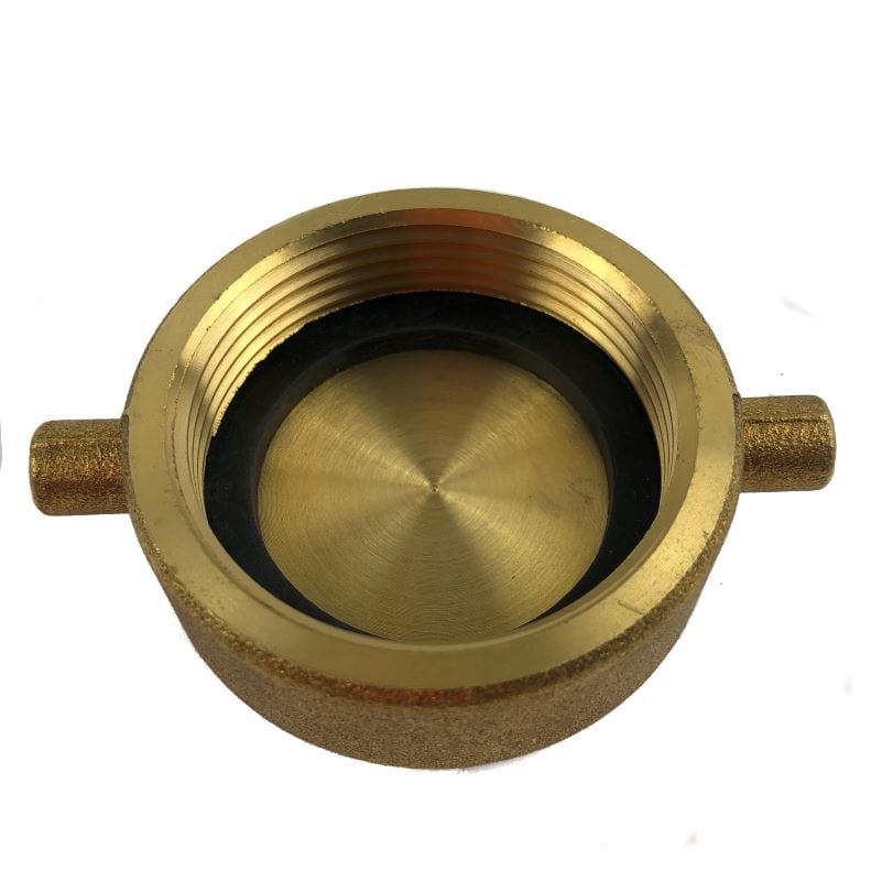 Blanking Cap 38mm BSP Female Brass c/w Chain : AWFS