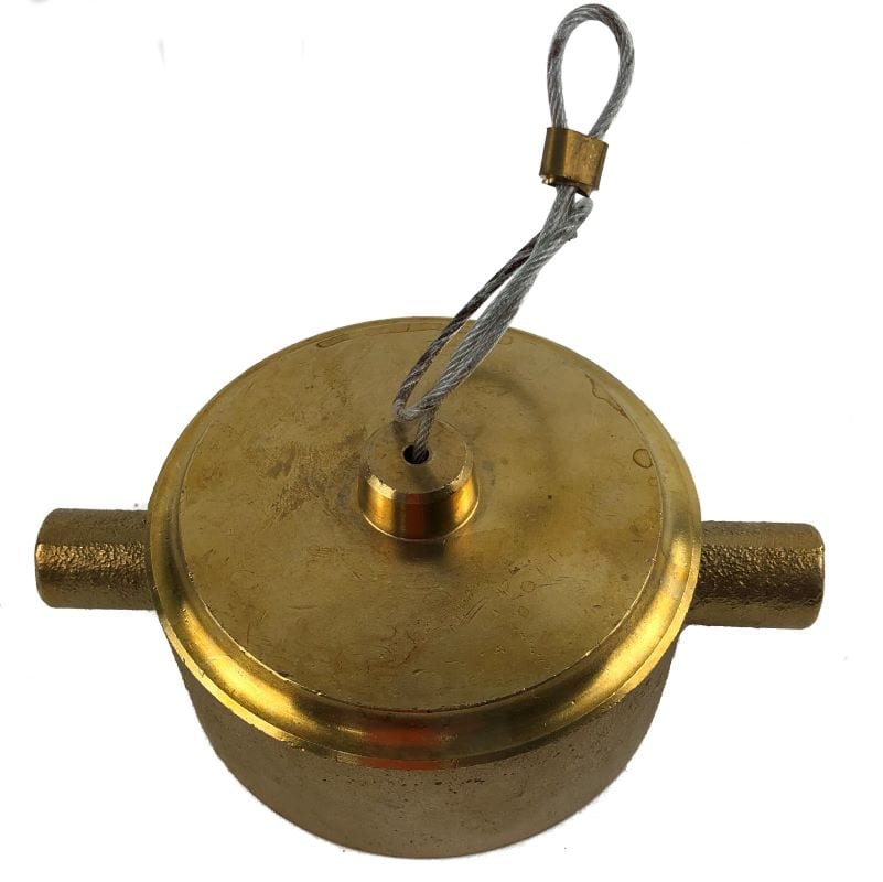 Blanking Cap 65mm QRT Female Brass : AWFS