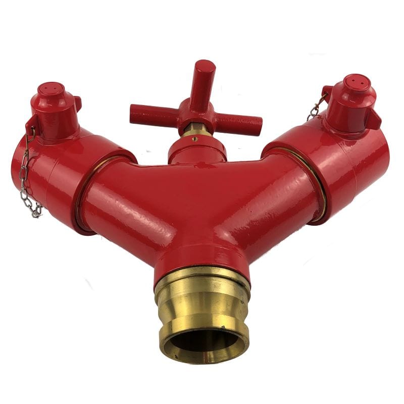 Dividing Breech Control Brass 65mm BI Male x2 65mm BI Female