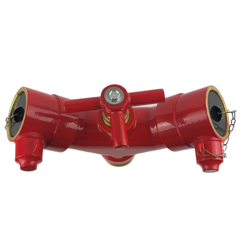 Dividing Breech Control Brass 65mm BI Male x2 65mm BI Female