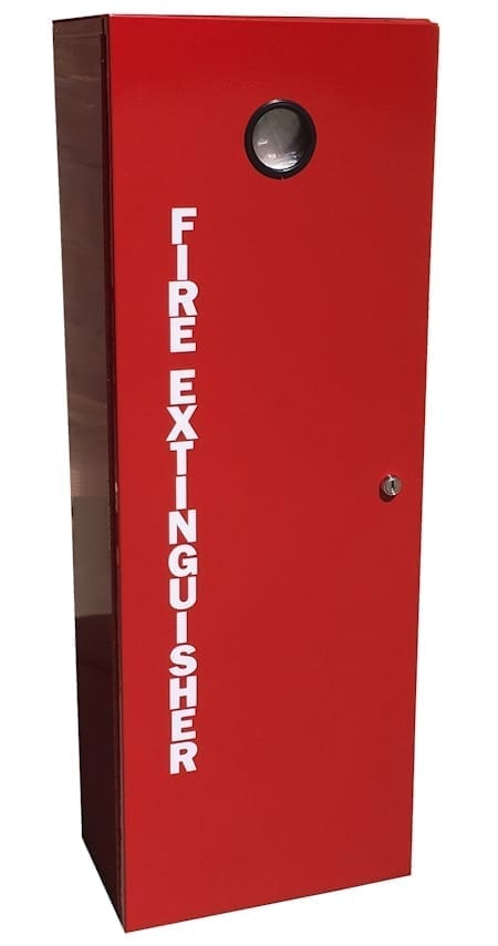 Cabinet Metal Ext 5kg CO2 Lockable c/w Key Holder : AWFS