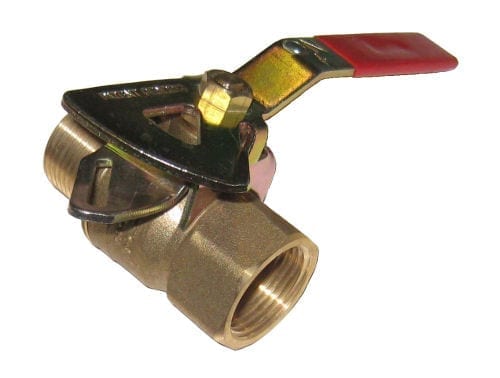 Hose Reel Stopcock M/F Lever 25mm Exelgard/Wormald/Tyco