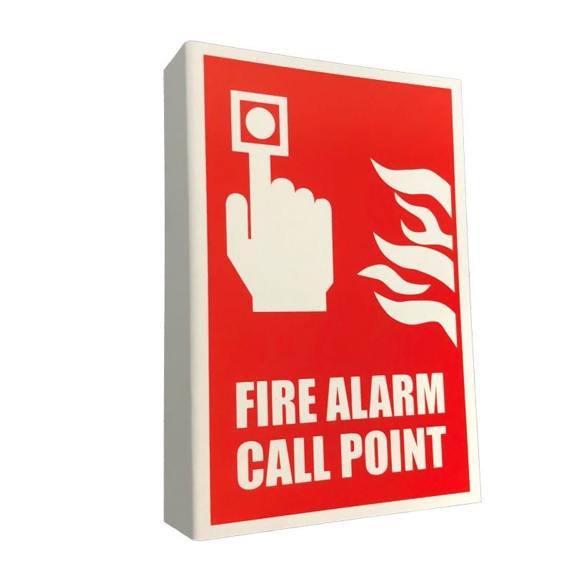 Loc Sign R/A PVC Manual Call Point 150mm W x 225mm H : AWFS