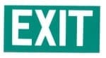 Sign Metal Exit Reflective 290mm W x 150mm H : AWFS