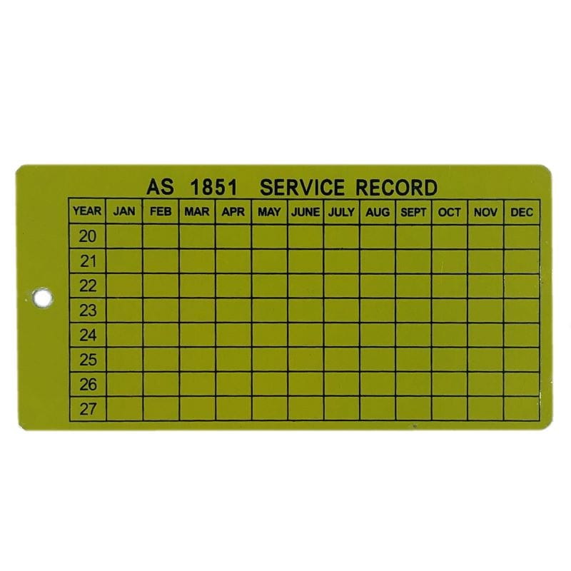 Service Tag Alloy Current AS1851 Record w/out P/Test : AWFS