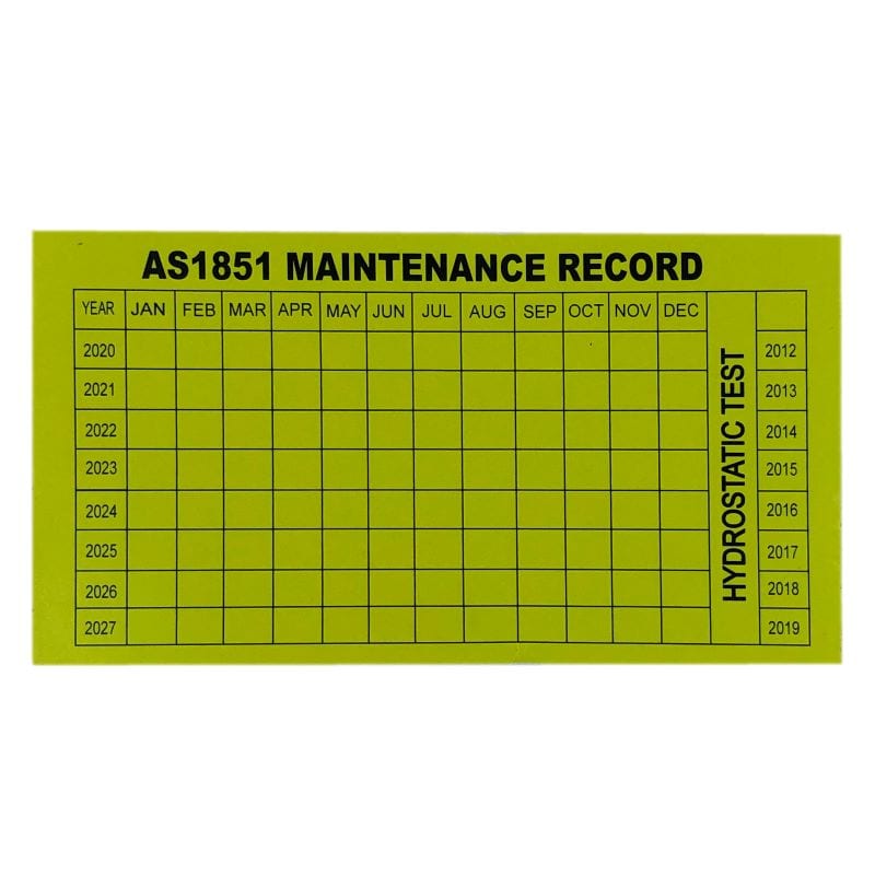 Service Tag Self Adhesive Lge 100 mm W x 55 mm H Oversize
