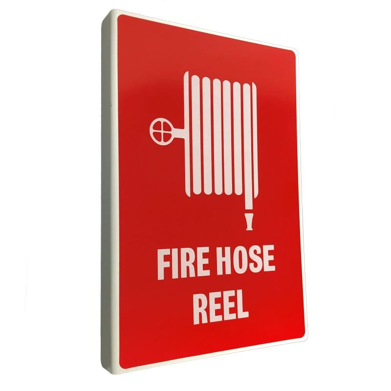 Loc Sign R/A Metal Reflect FHR Small 150mm x 225mm : AWFS
